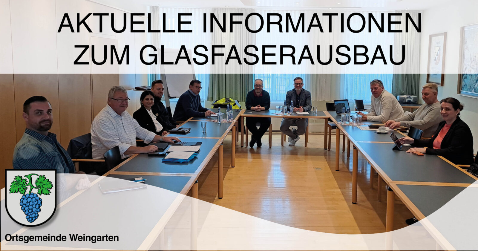 Aktuelle Informationen zum Glasfaserausbau – Weingarten/Pfalz